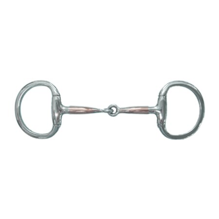 Jacks Imports Stainless Steel Copper Overlay Eggbutt Snaffle Bit 5-3/4" 20139-5-3/4 | Zoro